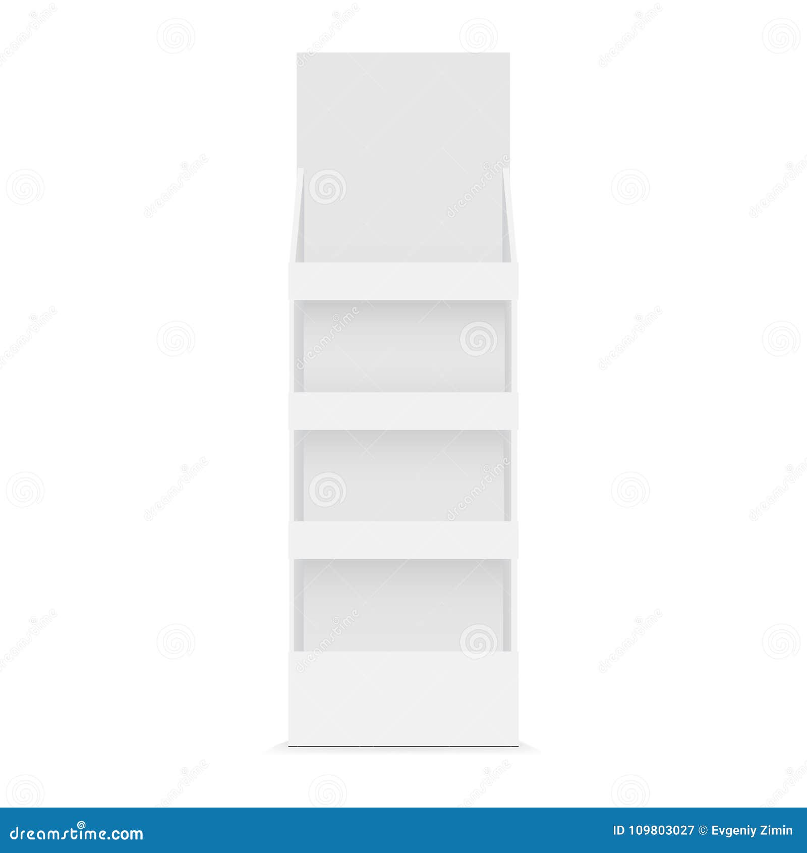 POS display isolated stock vector. Illustration of carton - 109803027