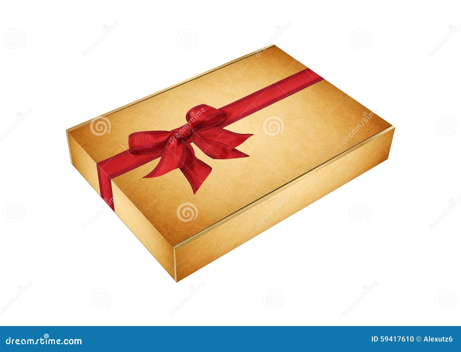 Cardboard present box stock illustration. Illustration of present ...