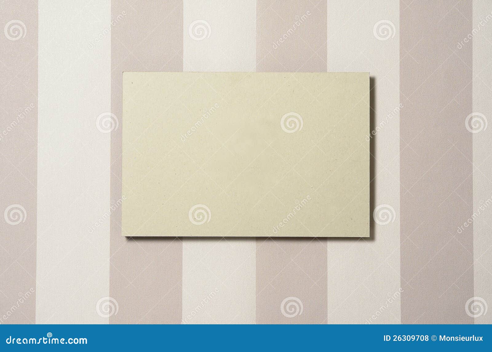 Cardboard Rectangle On Wallpaper 03 Stock Illustration - Illustration ...