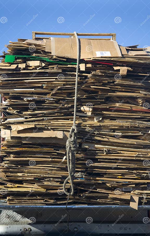 Cardboard for recycling stock photo. Image of packed, awareness - 2847206