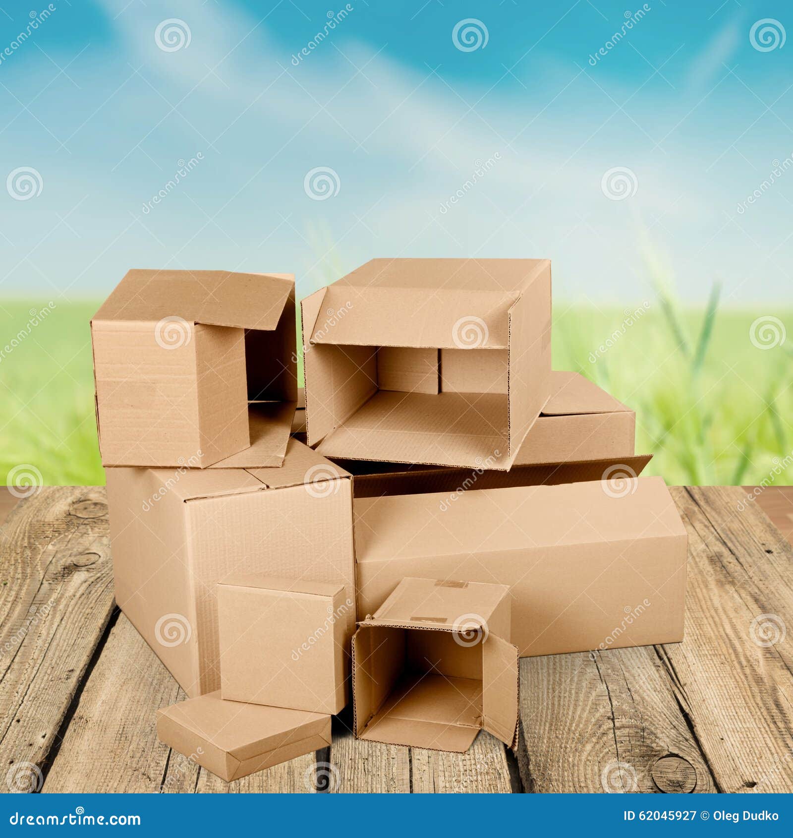 Cardboard Recycling stock image. Image of recycling, heap - 62045927