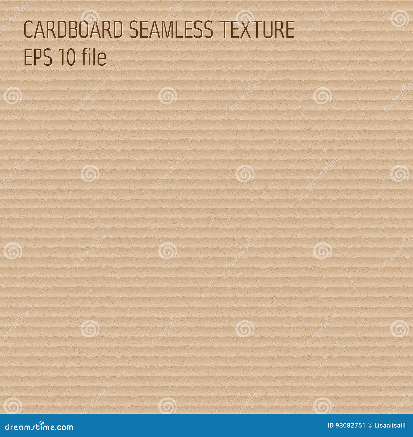 Cardboard Seamless Texture Vector Illustration | CartoonDealer.com ...