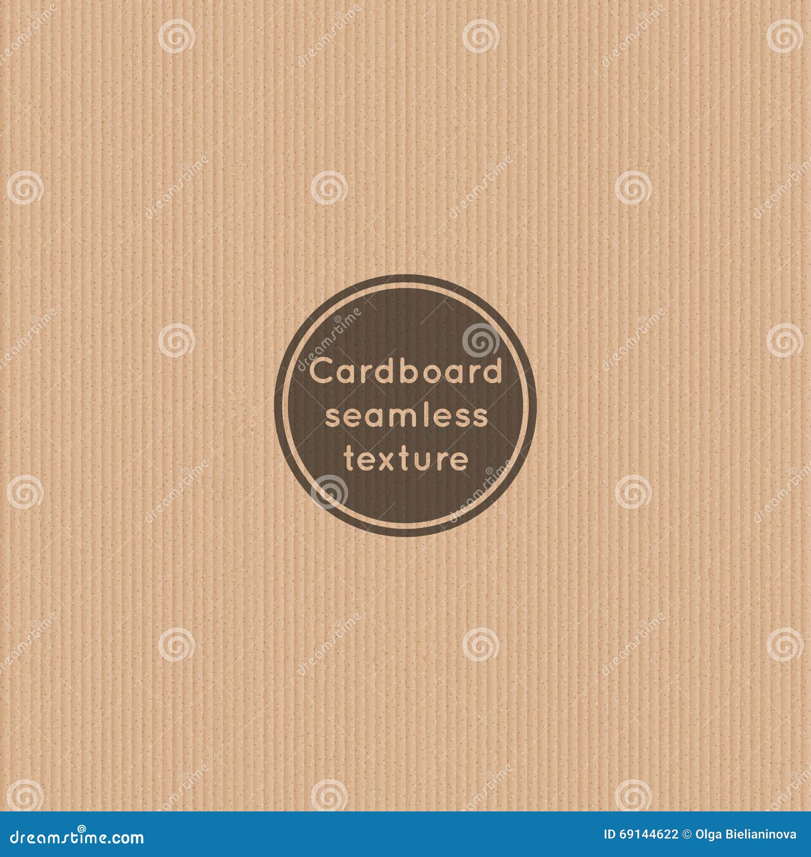 Cardboard Seamless Texture Vector Illustration | CartoonDealer.com ...