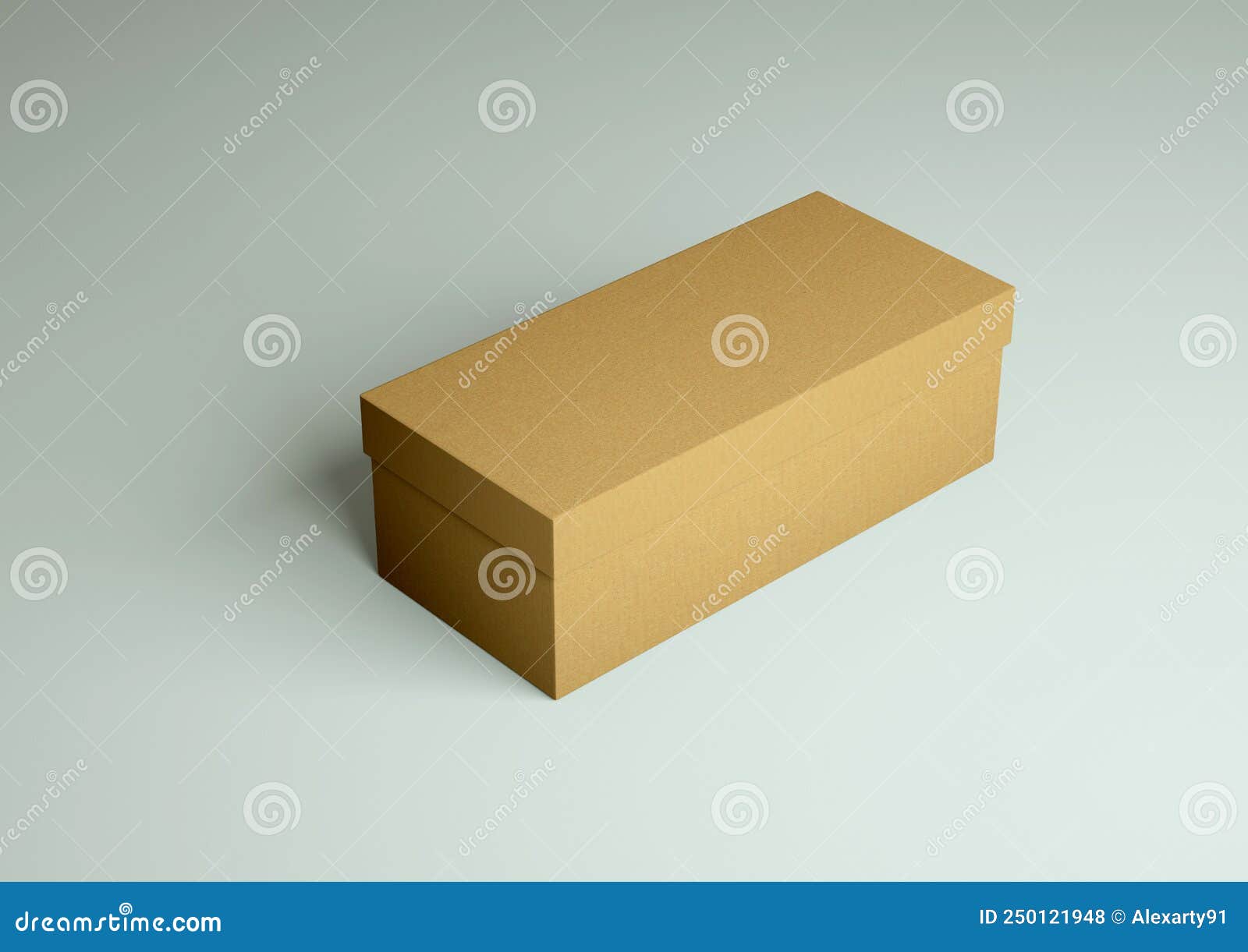Cardboard Shoe Box Cartoon Vector | CartoonDealer.com #290248911