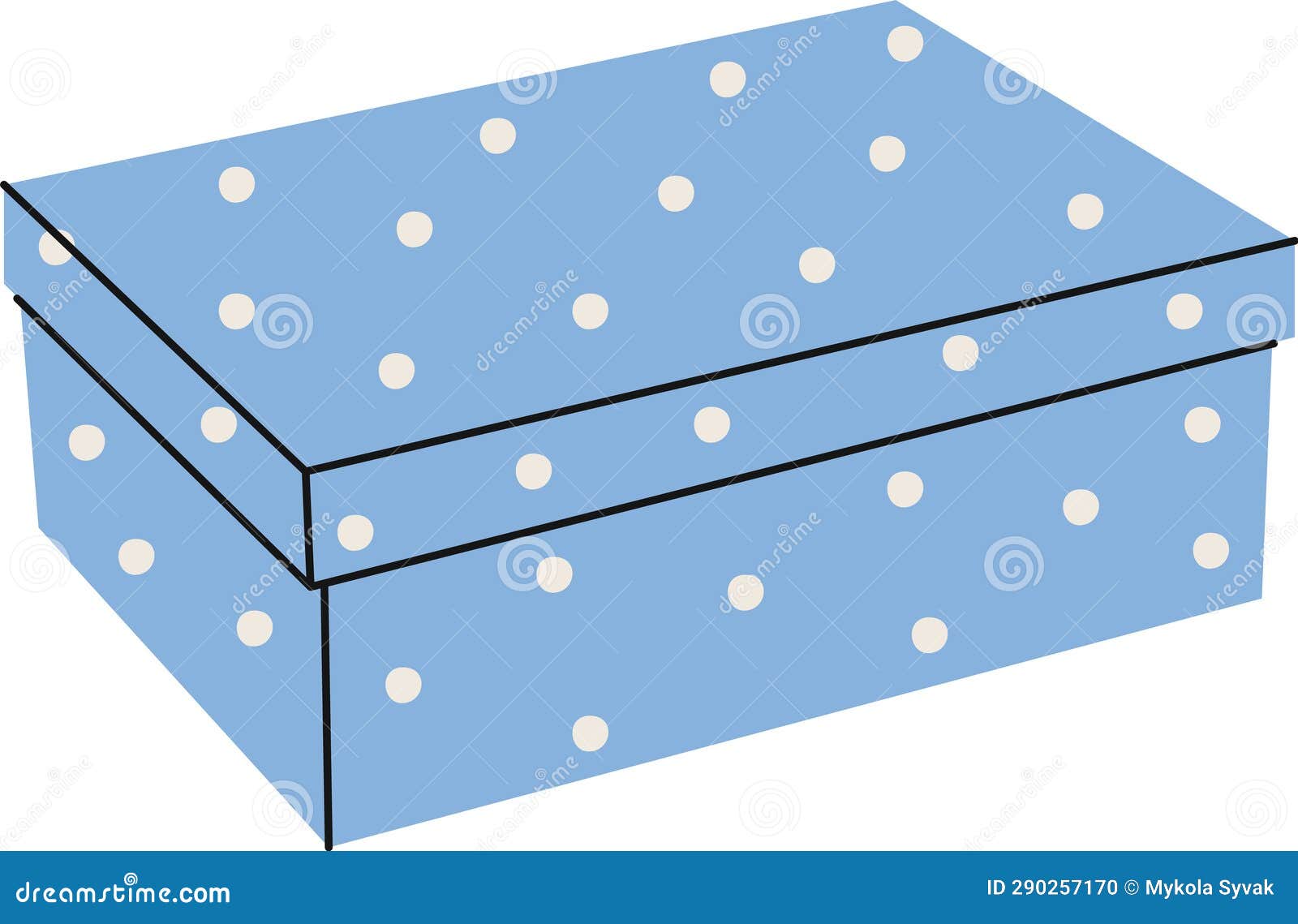 Cardboard Shoe Box Cartoon Vector | CartoonDealer.com #290248911