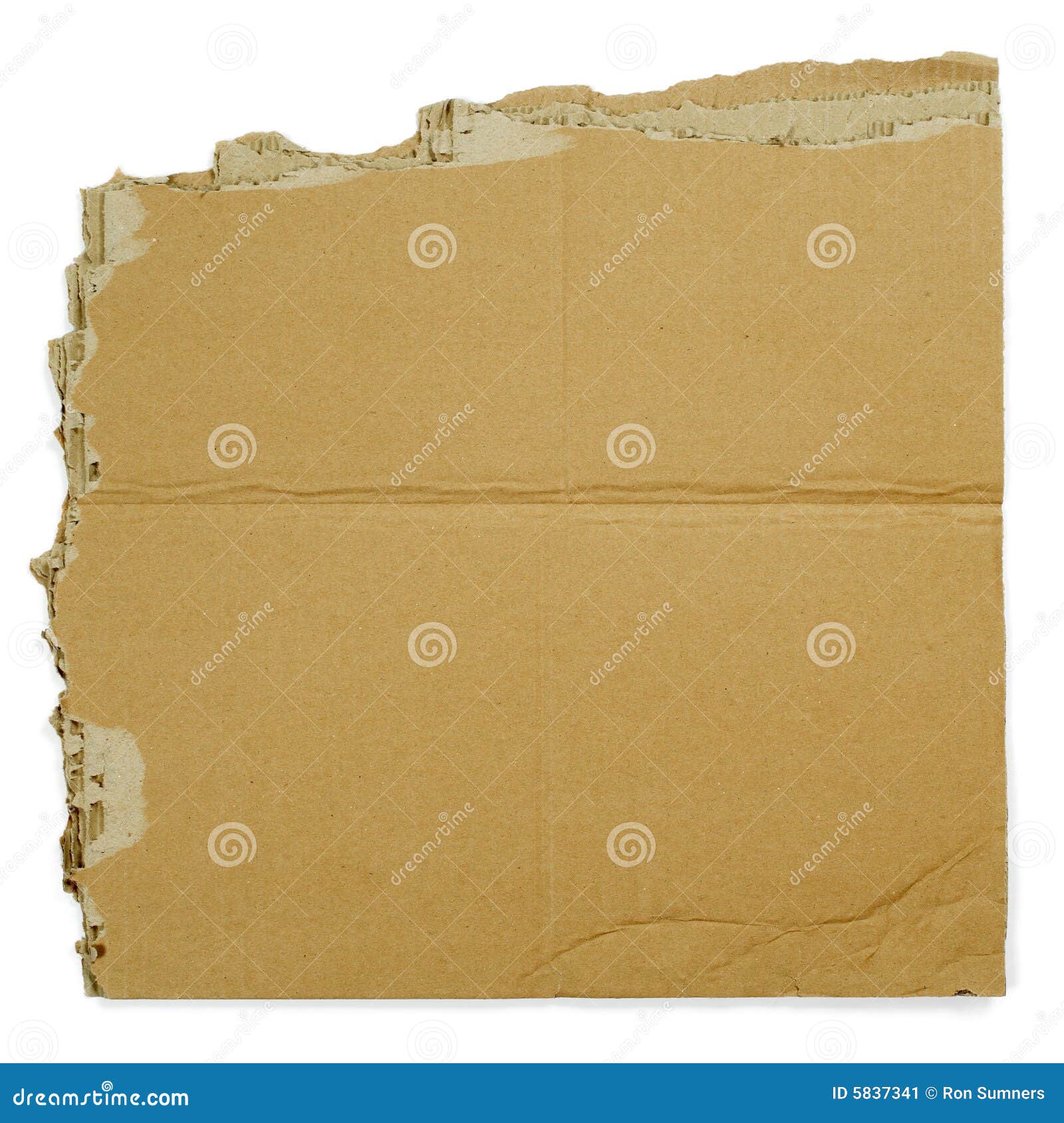 Cardboard sign stock image. Image of weathered, torn, surface - 5837341