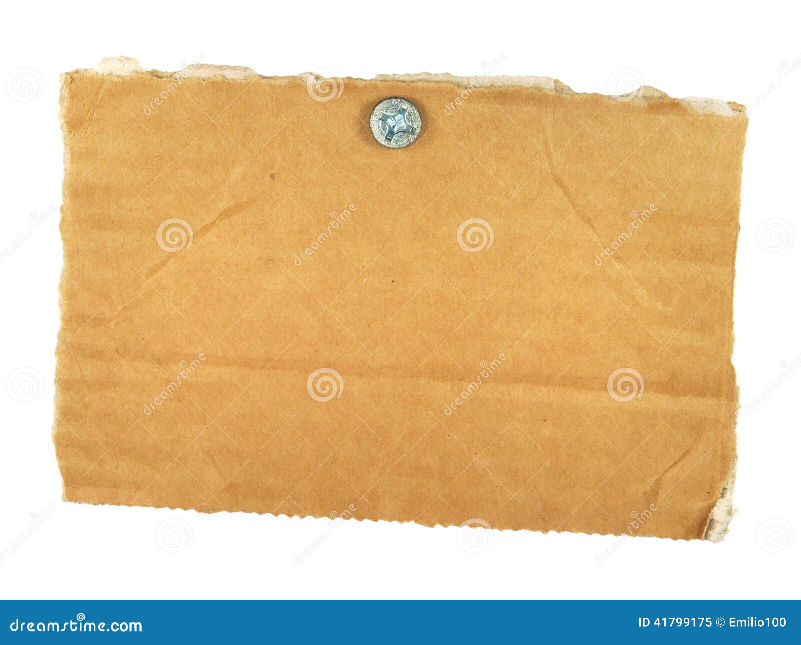 Cardboard Signboard Hanging with Stock Image - Image of memo, label ...