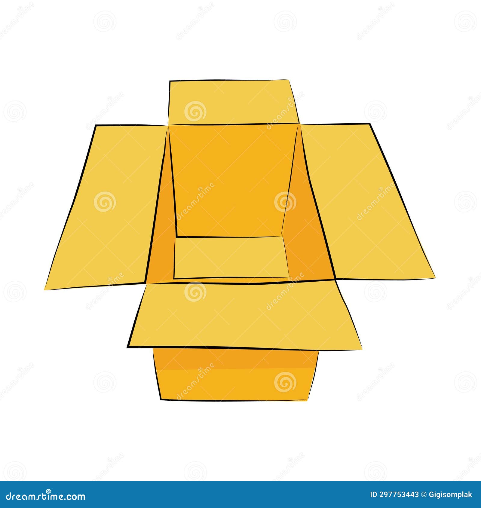 Cardboard, Simple Hand Draw Sketch Doodle Vector White Stock Vector ... Cardboard, Simple Hand Draw Sketch Doodle Vector White Stock Vector ...