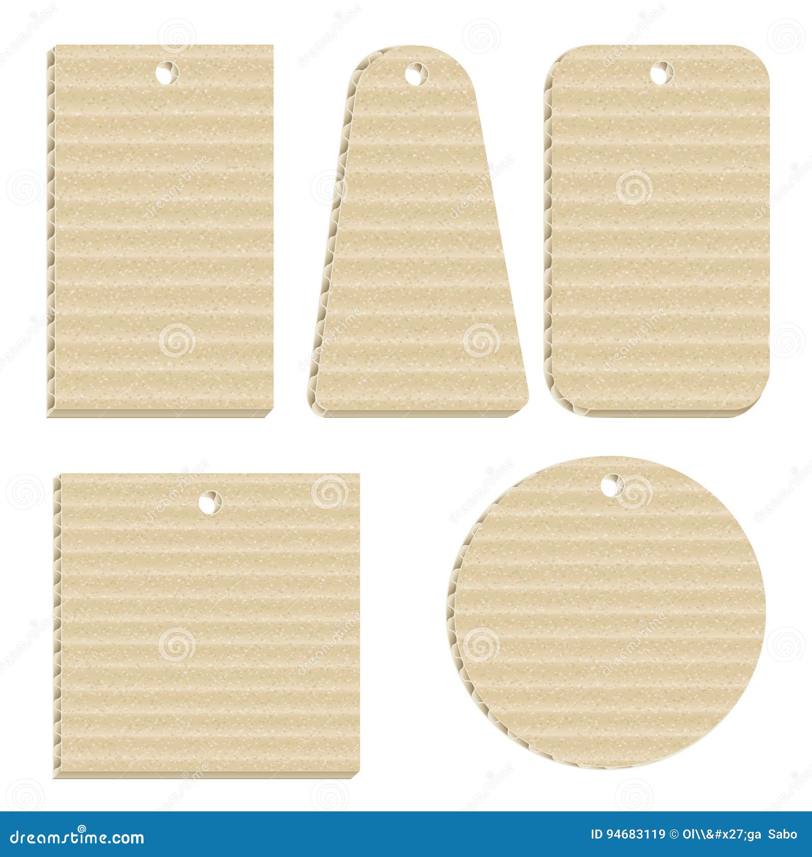 Cardboard Tags. stock vector. Illustration of sell, retro - 94683119