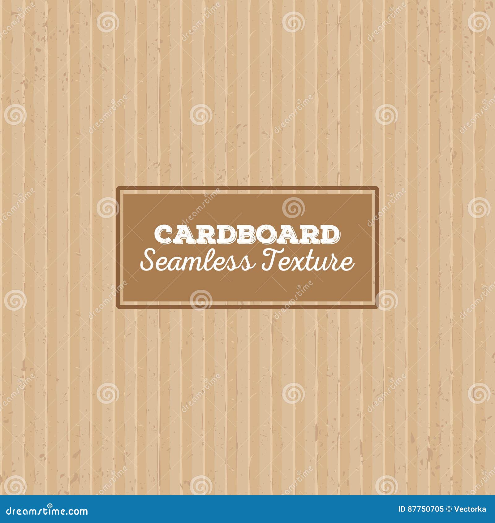 Cardboard Texture. Seamless Pattern Stock Vector - Illustration of ...