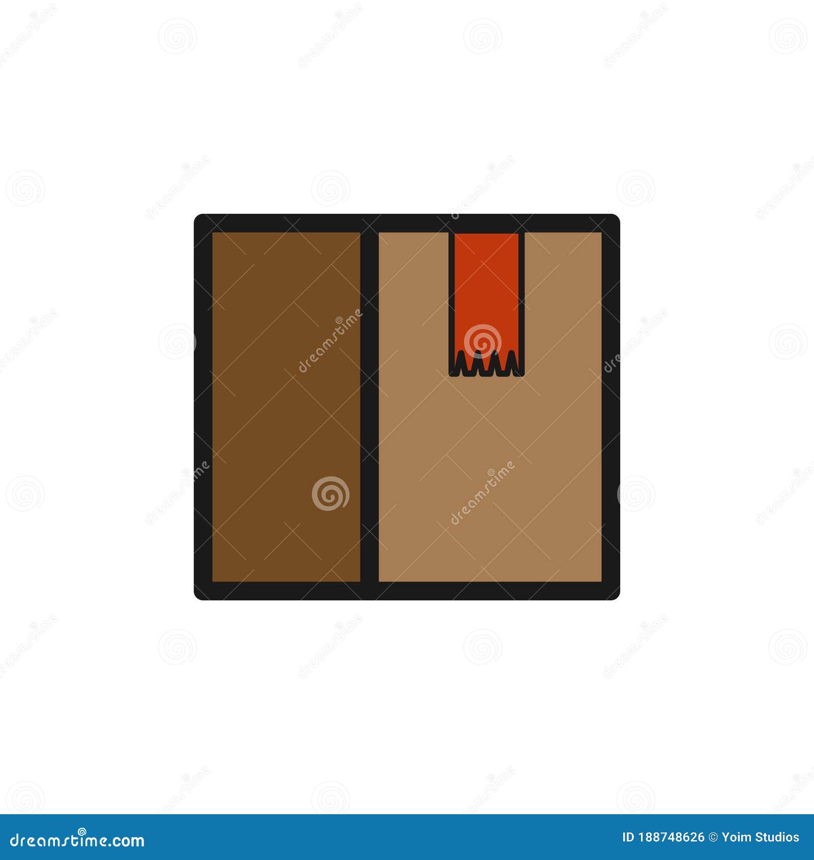 Cardboard Vector Design Template Illustration Stock Vector ...