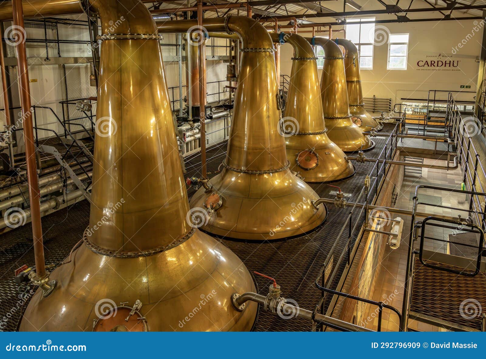 Cardhu Whisky Distillery in Speyside. Editorial Stock Image - Image of ...