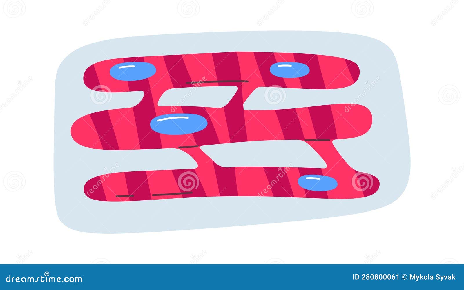 Cardiac Muscle Cells stock vector. Illustration of cell - 280800061