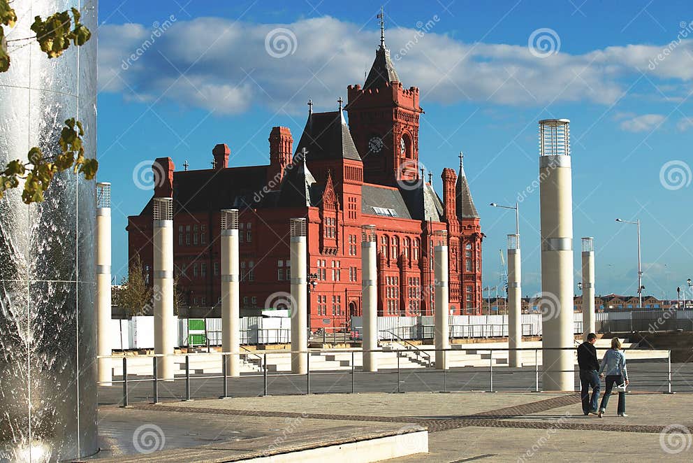 Cardiff Bay Custom House stock image. Image of modern, buildings - 25051