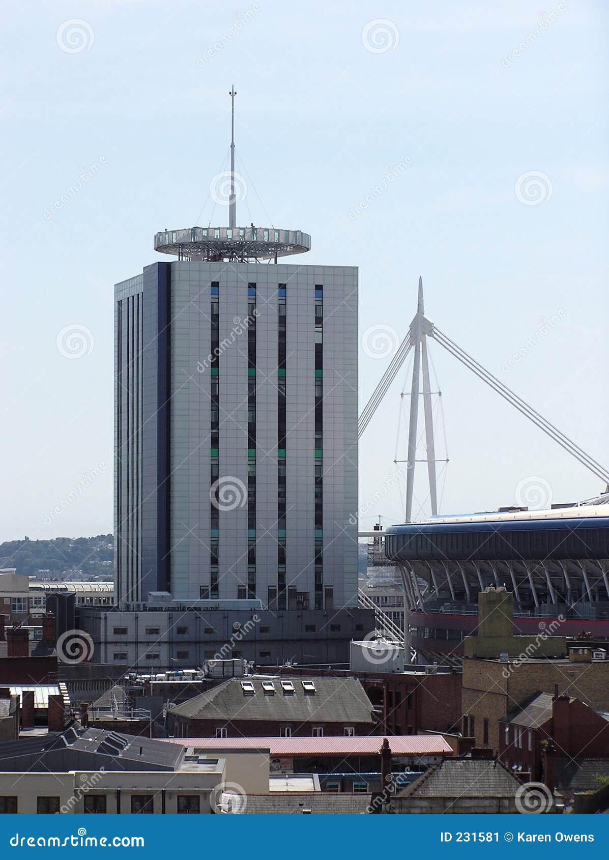 Cardiff Buildings stock image. Image of landmark, cymru - 231581