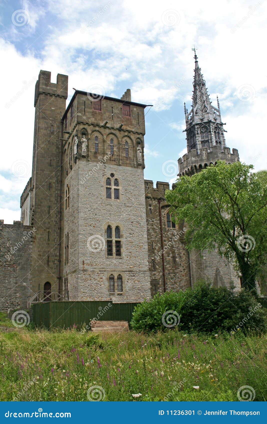 Cardiff castle stock image. Image of wales, cardiff, walls - 11236301