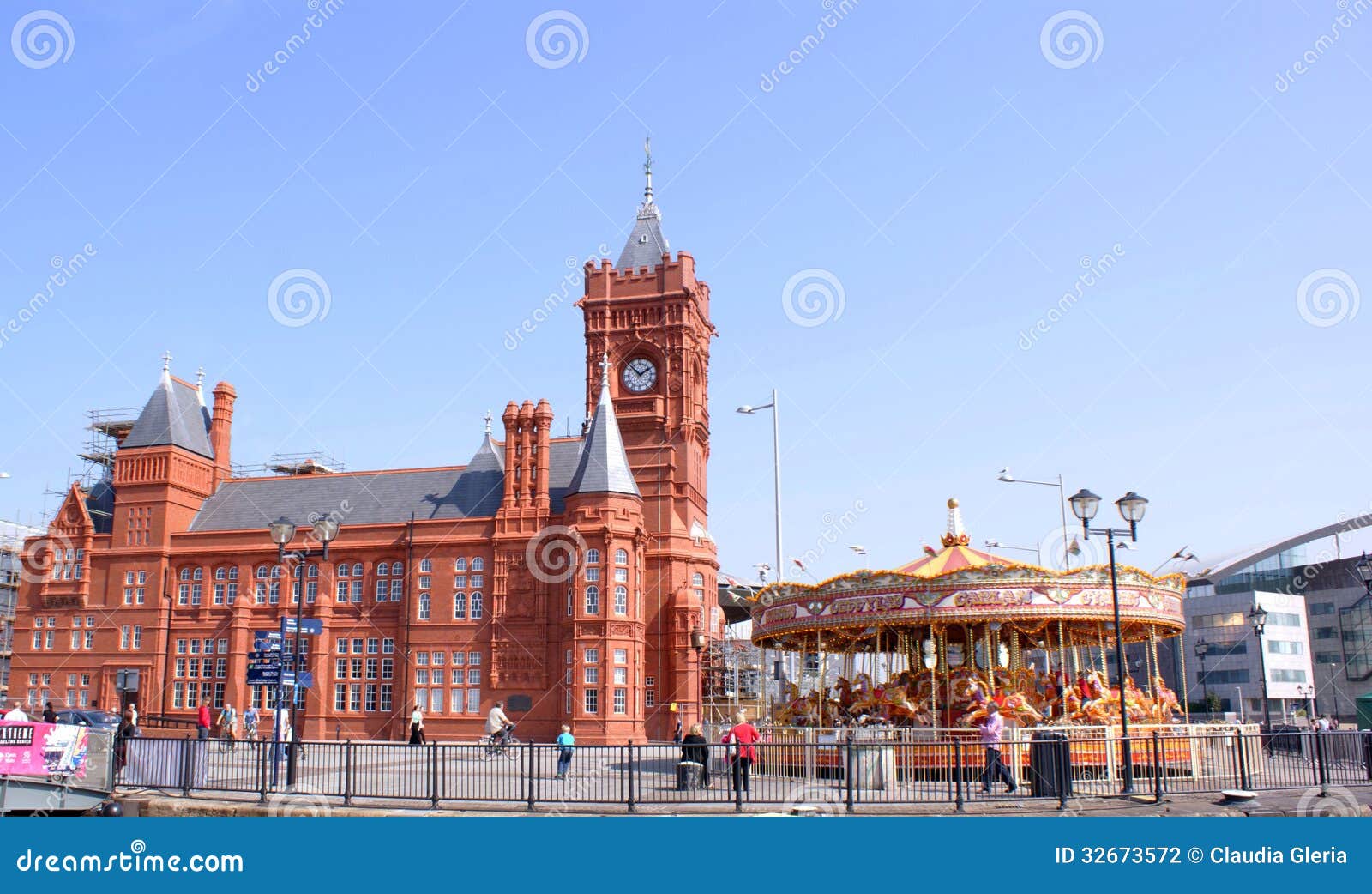 Cardiff - Chamber of Merchants Stock Photo - Image of britain, wales ...