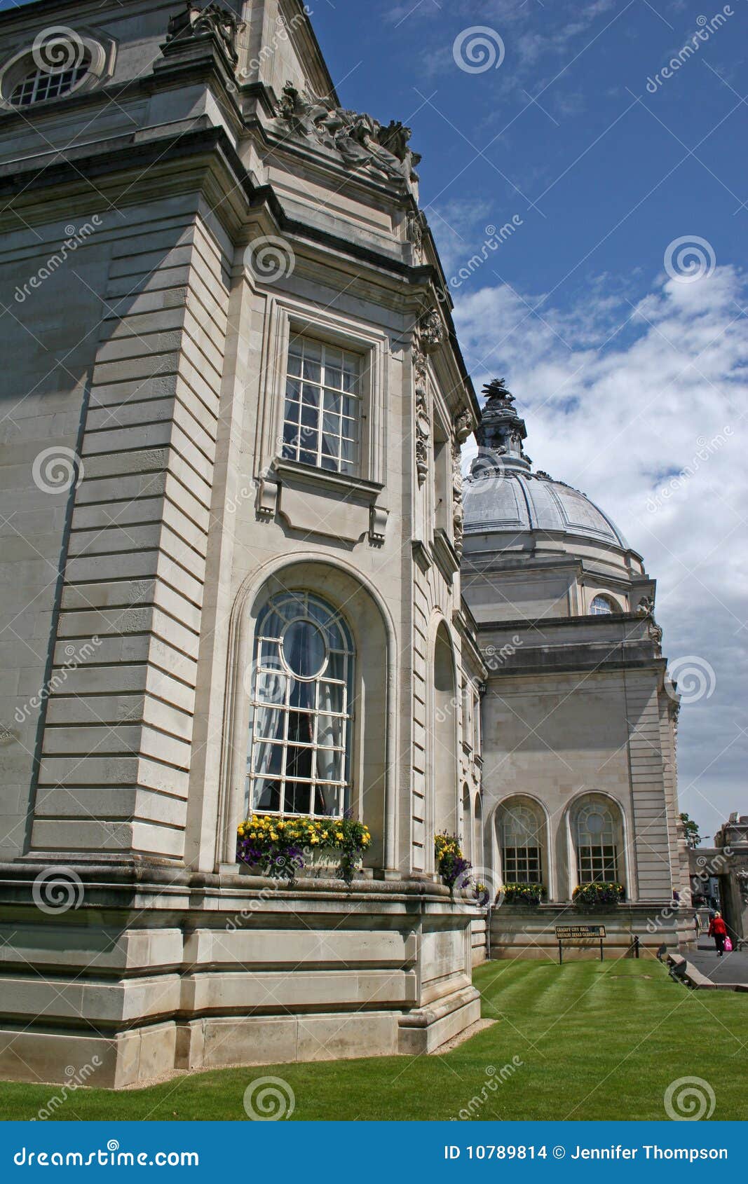 Cardiff city hall stock photo. Image of pillars, courts - 10789814
