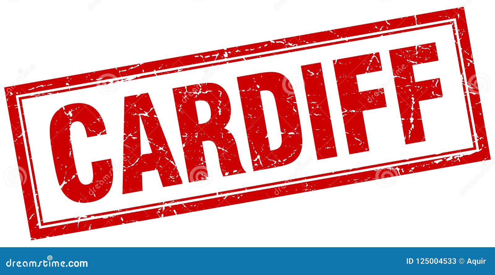 Cardiff stamp stock vector. Illustration of destination - 125004533