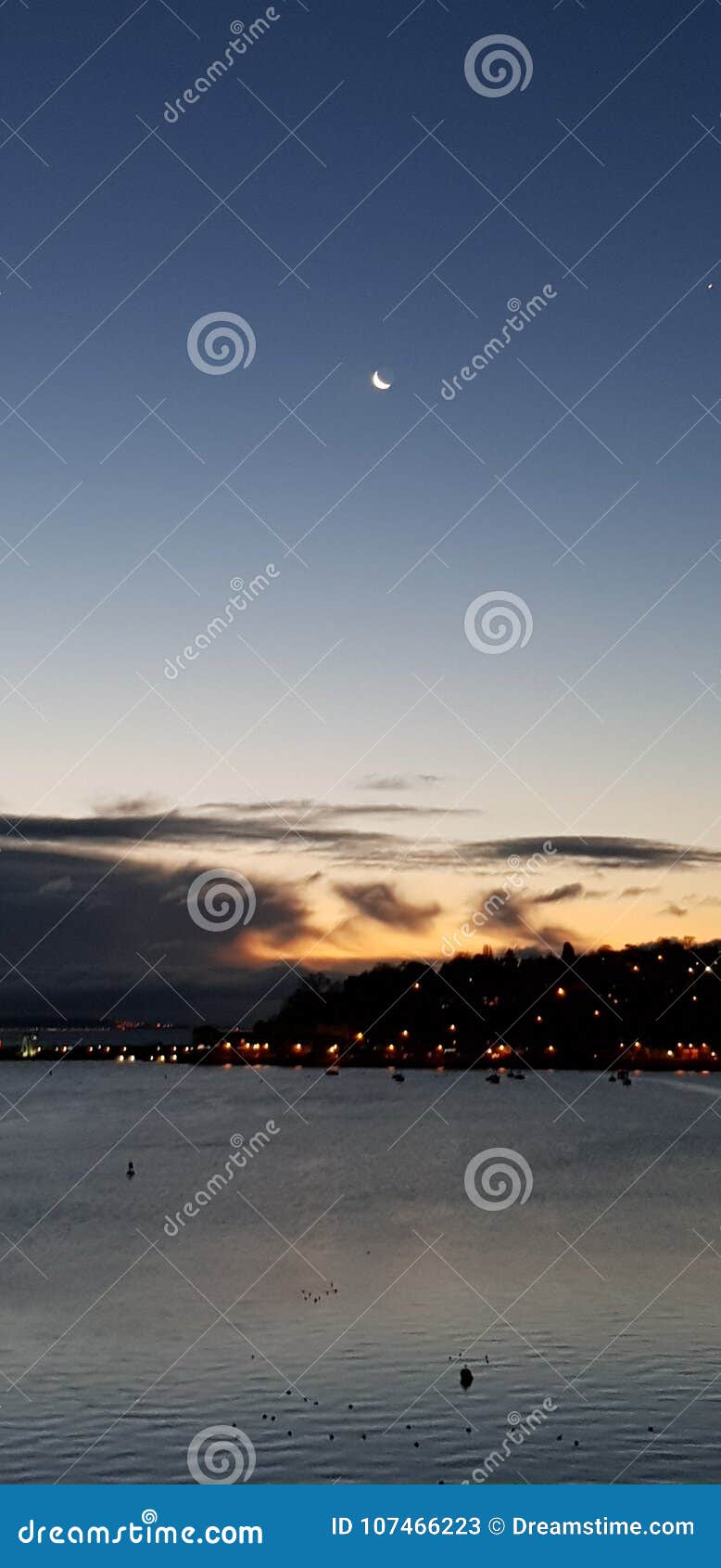 Cardiff at sunset stock image. Image of sunrise, wales - 107466223