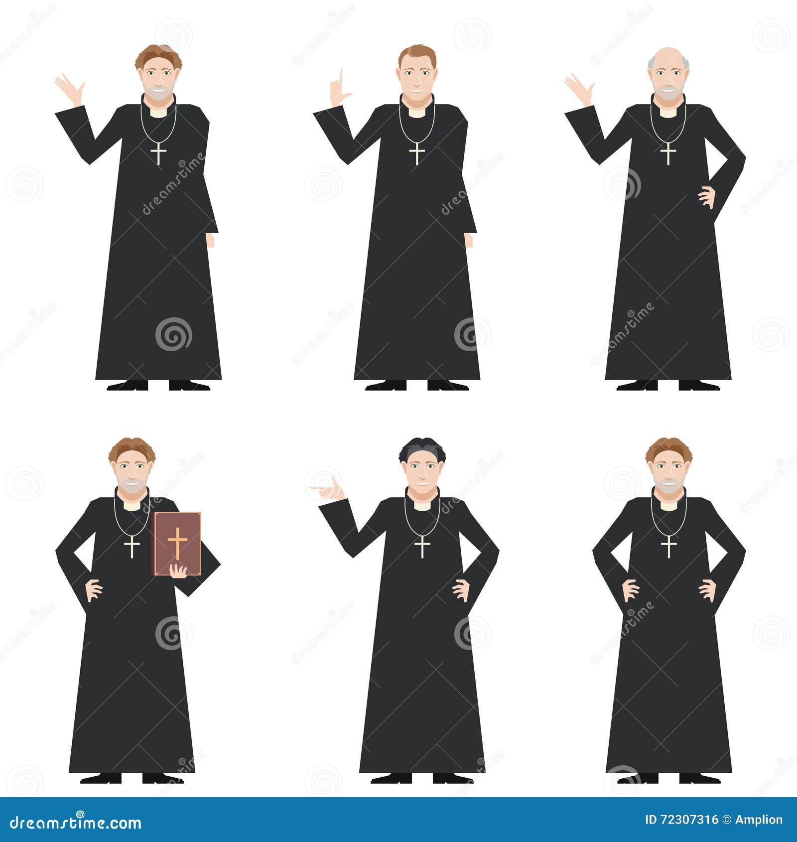 Cardinal - Catholic priest stock vector. Illustration of adult - 72307316