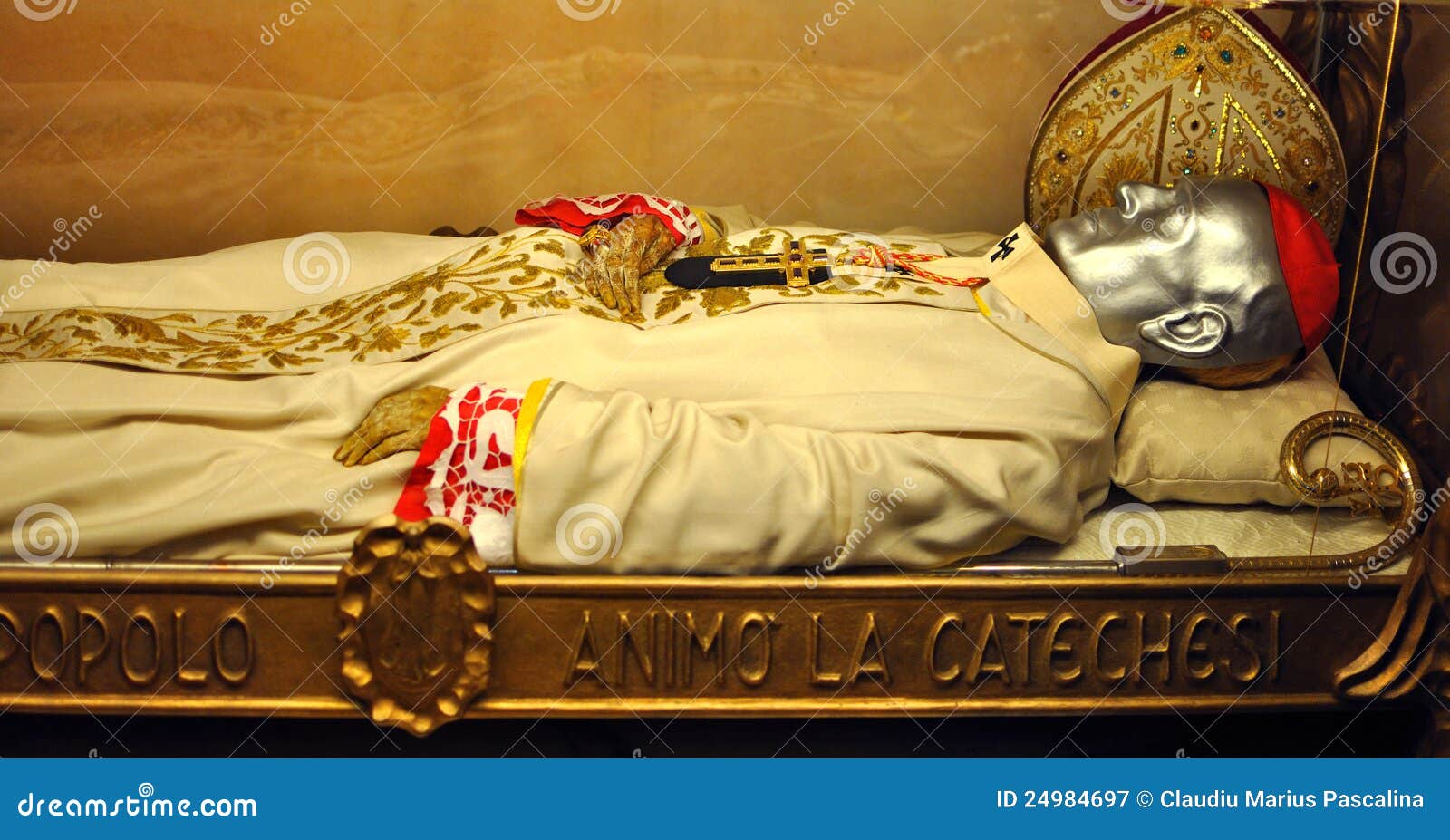 Cardinal Ferrari s body editorial photography. Image of convent - 24984697