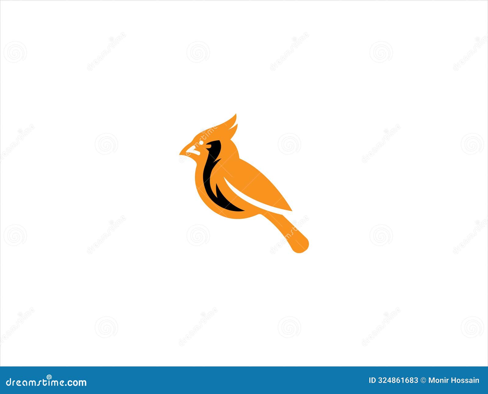 Cardinal logo vector stock illustration. Illustration of emblem - 324861683