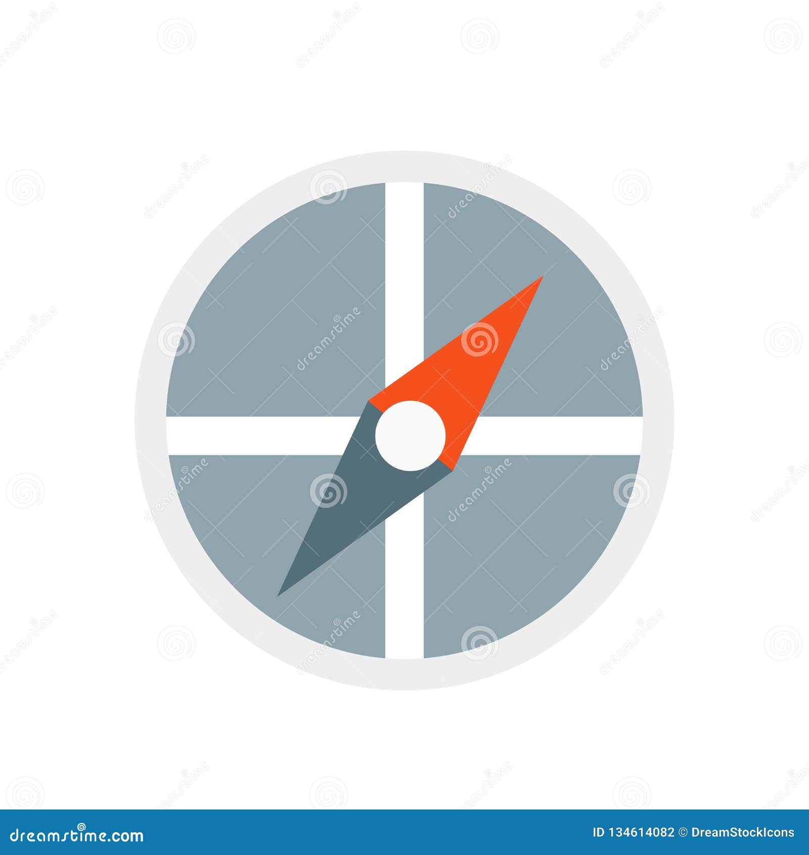 Cardinal Points On Winds Star Icon In Trendy Design Style. Cardinal ...