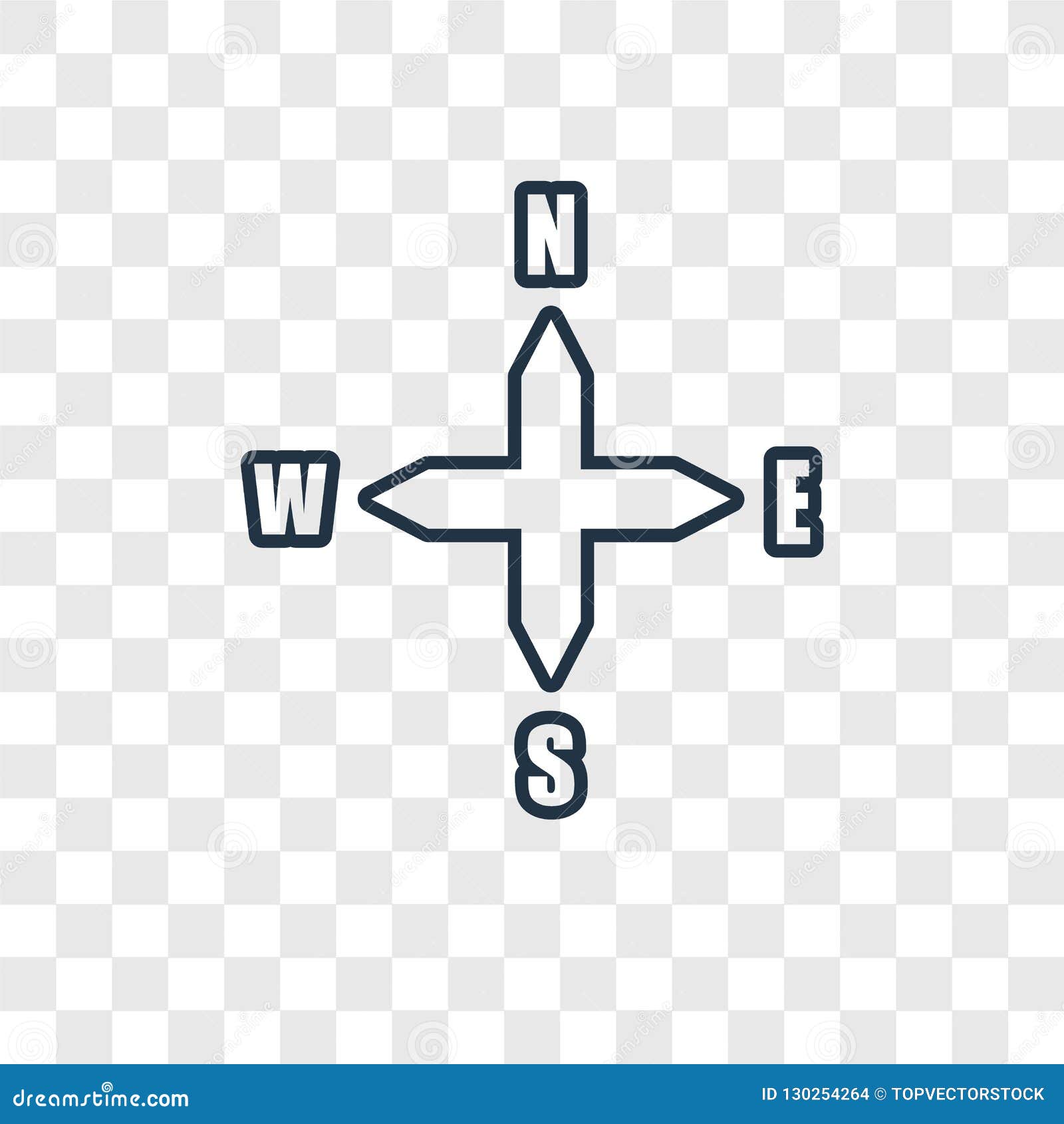 Linear Cardinal Points On Winds Star Icon From Army Outline Collection ... Linear Cardinal Points On Winds Star Icon From Army Outline Collection ...