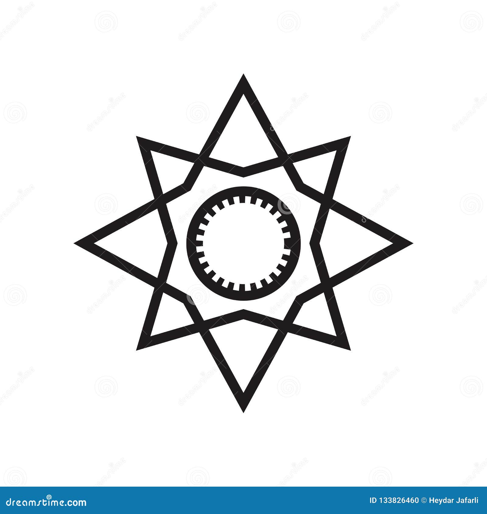 Cardinal Points on Winds Star Symbol Icon Vector Sign and Symbol ...