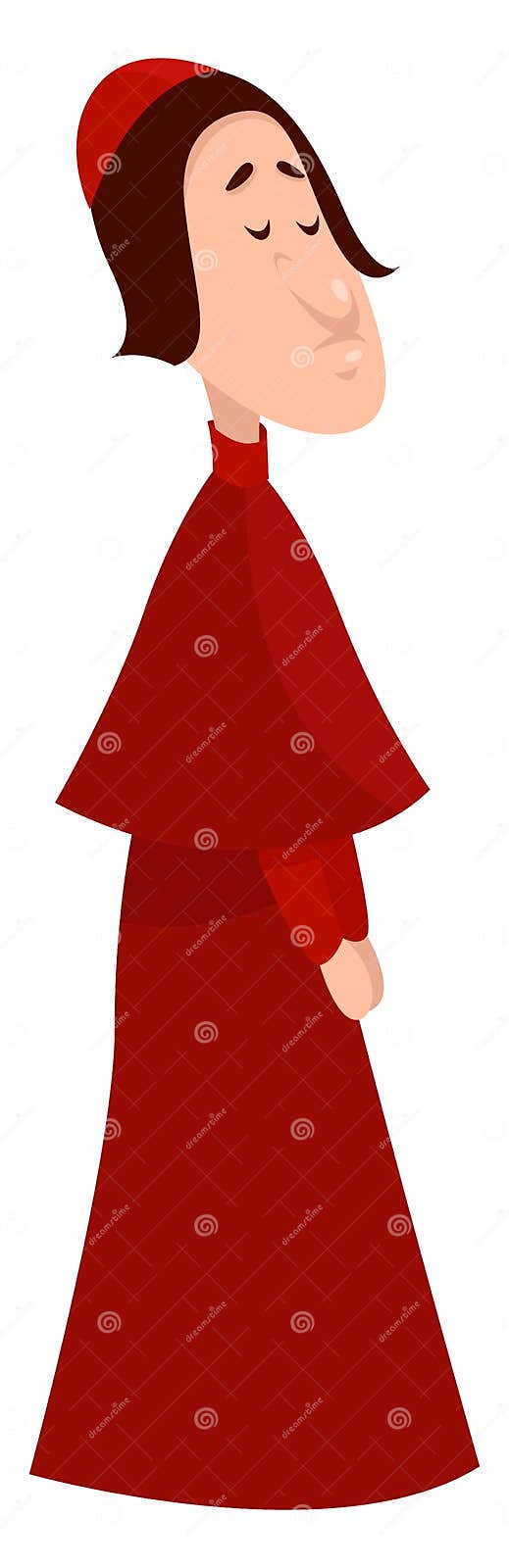 Cardinal in Red,illustration,vector Stock Vector - Illustration of ...