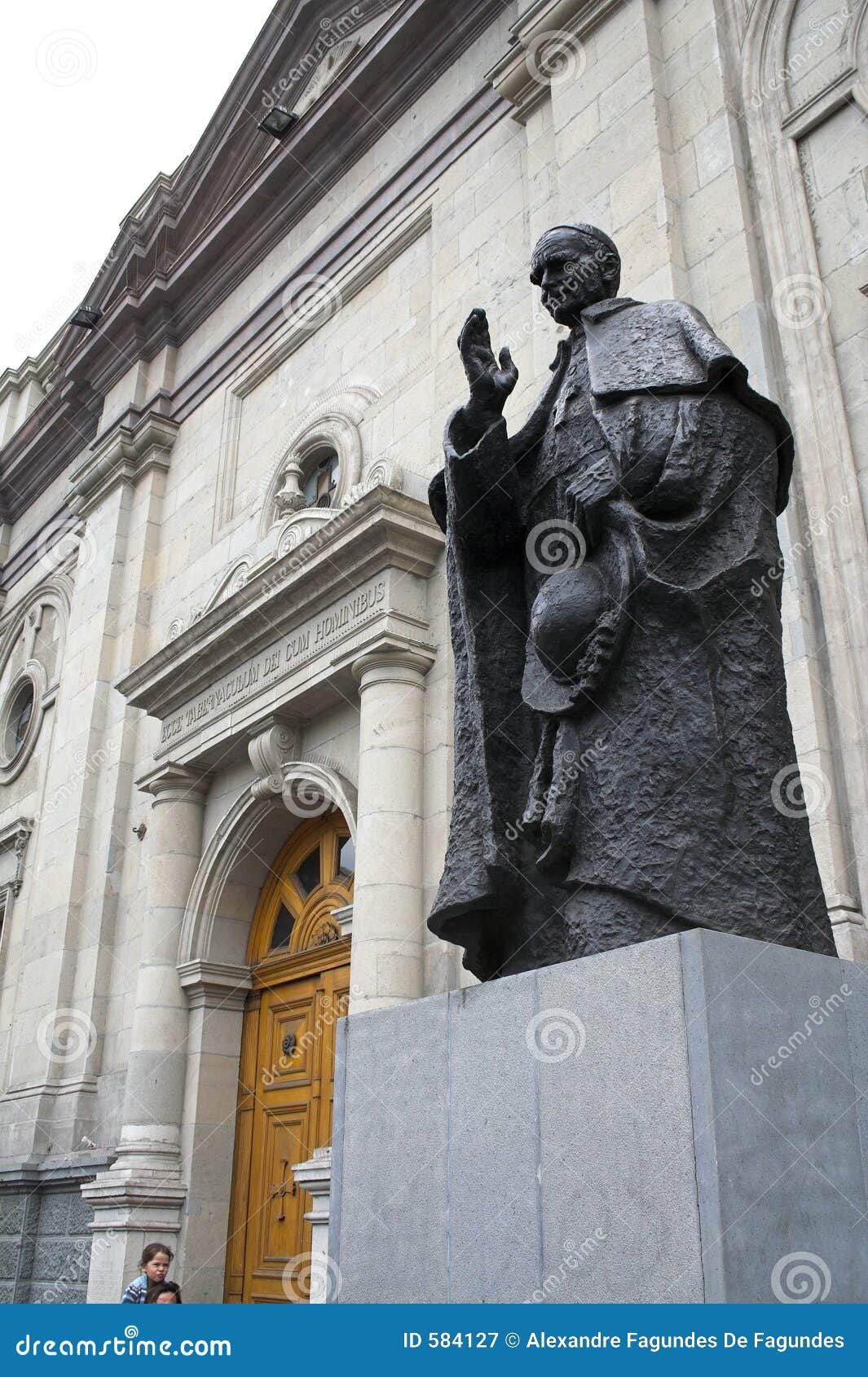 Cardinal Statue Santiago De Chile Stock Image - Image of chile, cult ...