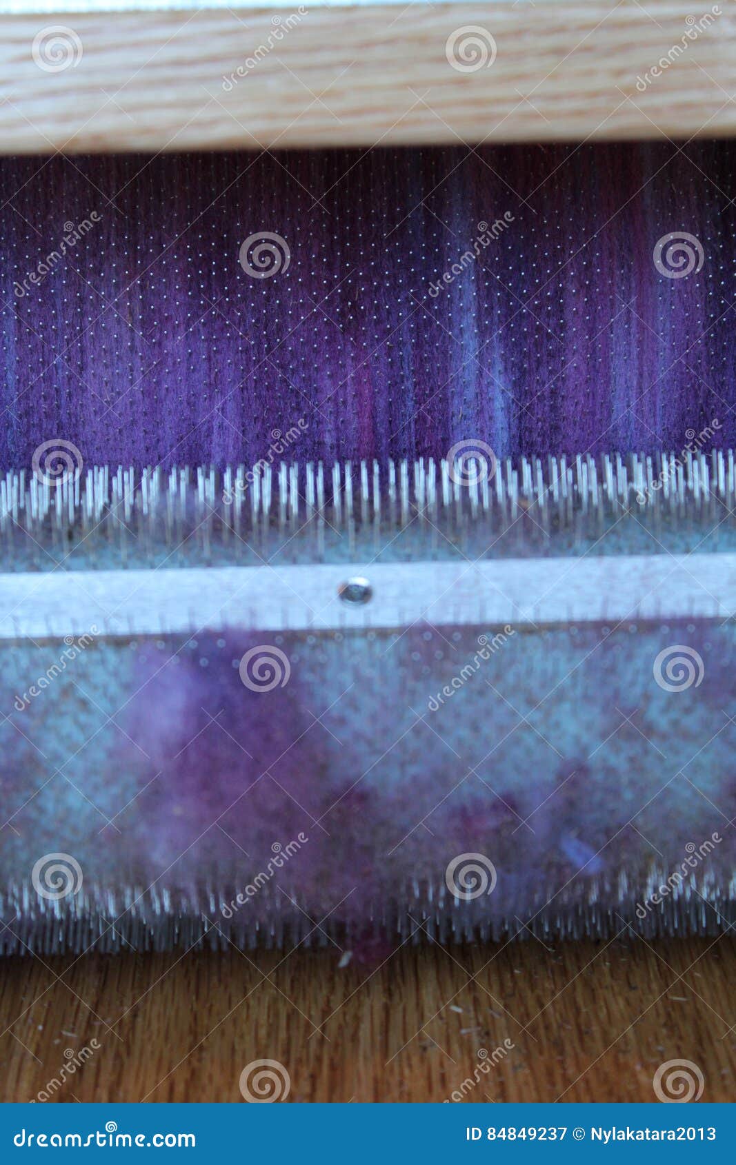 Carding sheep wool stock image. Image of fibers, homogeneous - 84849237