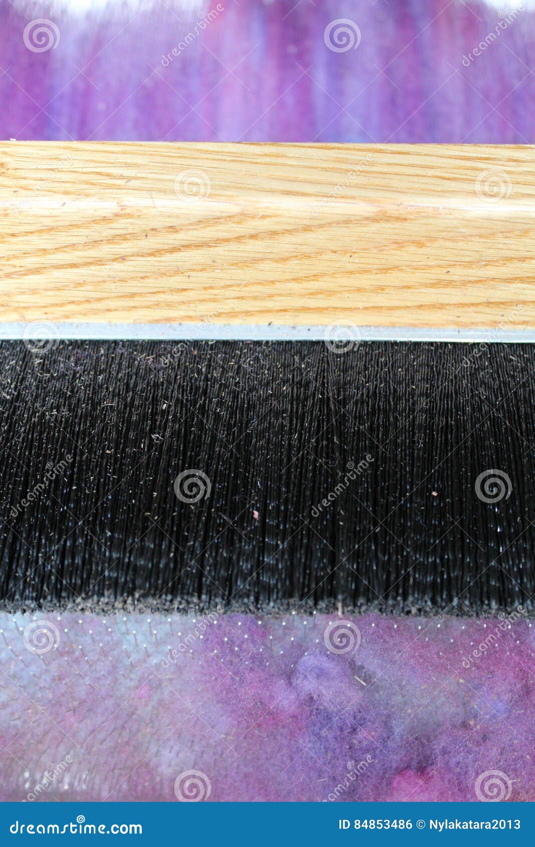 Carding sheep wool stock photo. Image of aligns, catting - 84853486