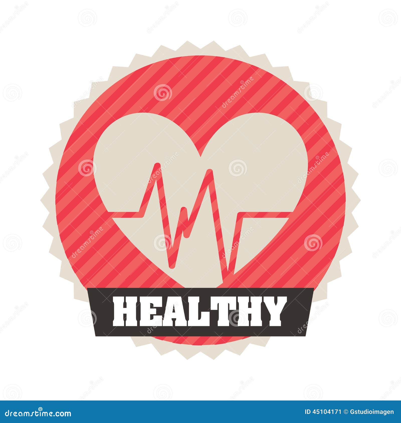 Cardio design stock vector. Illustration of pulse, patient - 45104171