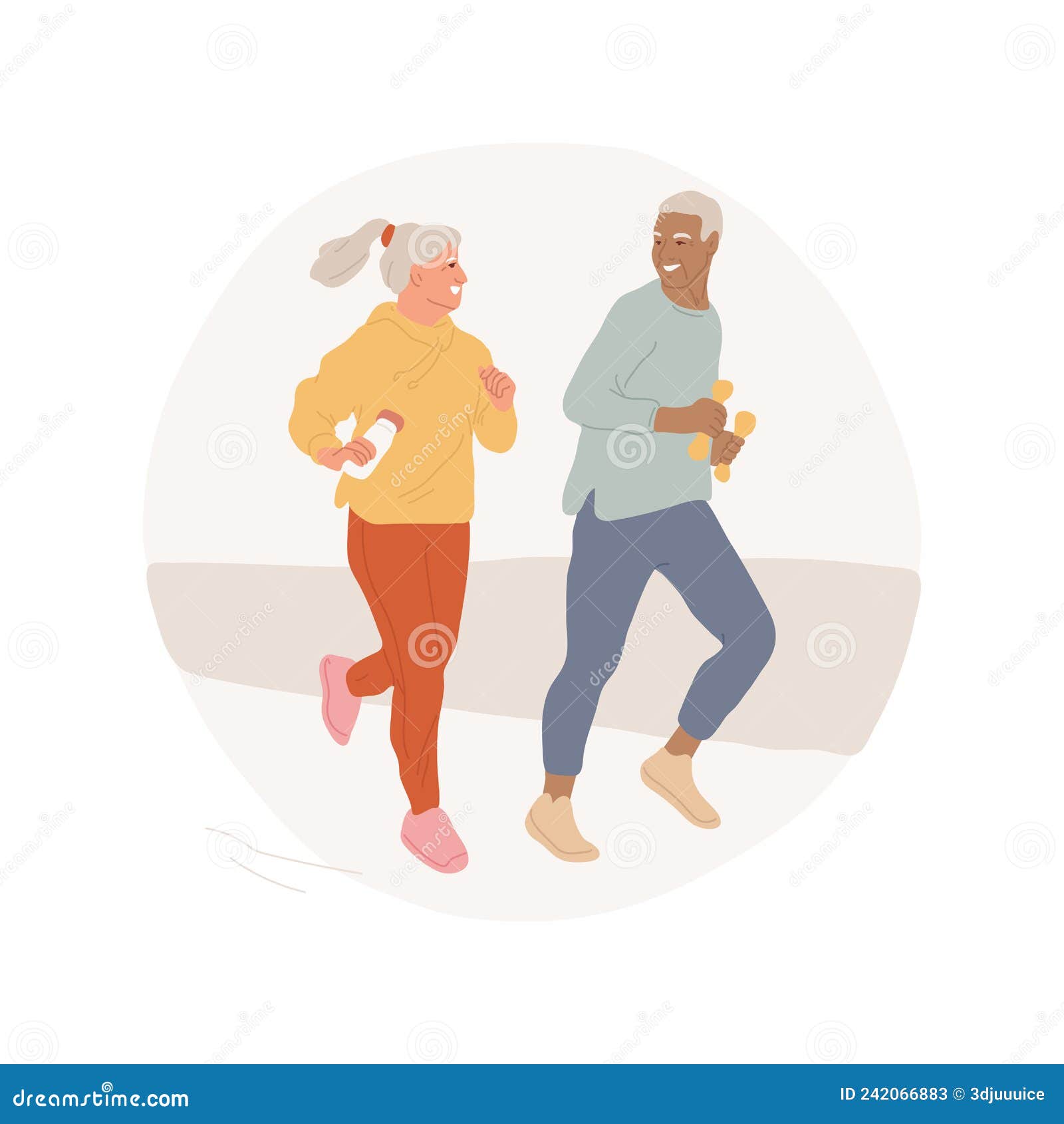 Cardio and Strength Workout Abstract Concept Vector Illustration. Stock ...