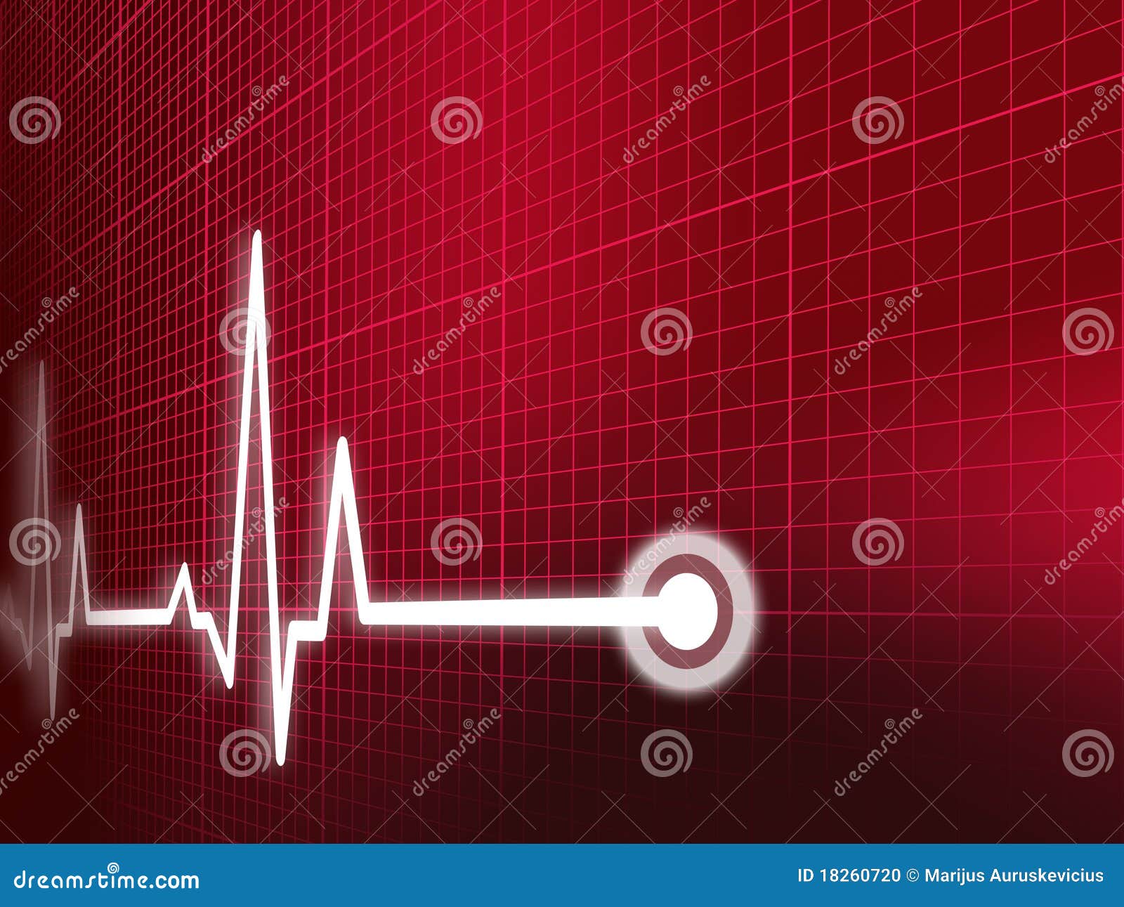 Cardiogram illustrazione di stock. Illustrazione di cardiografo - 18260720