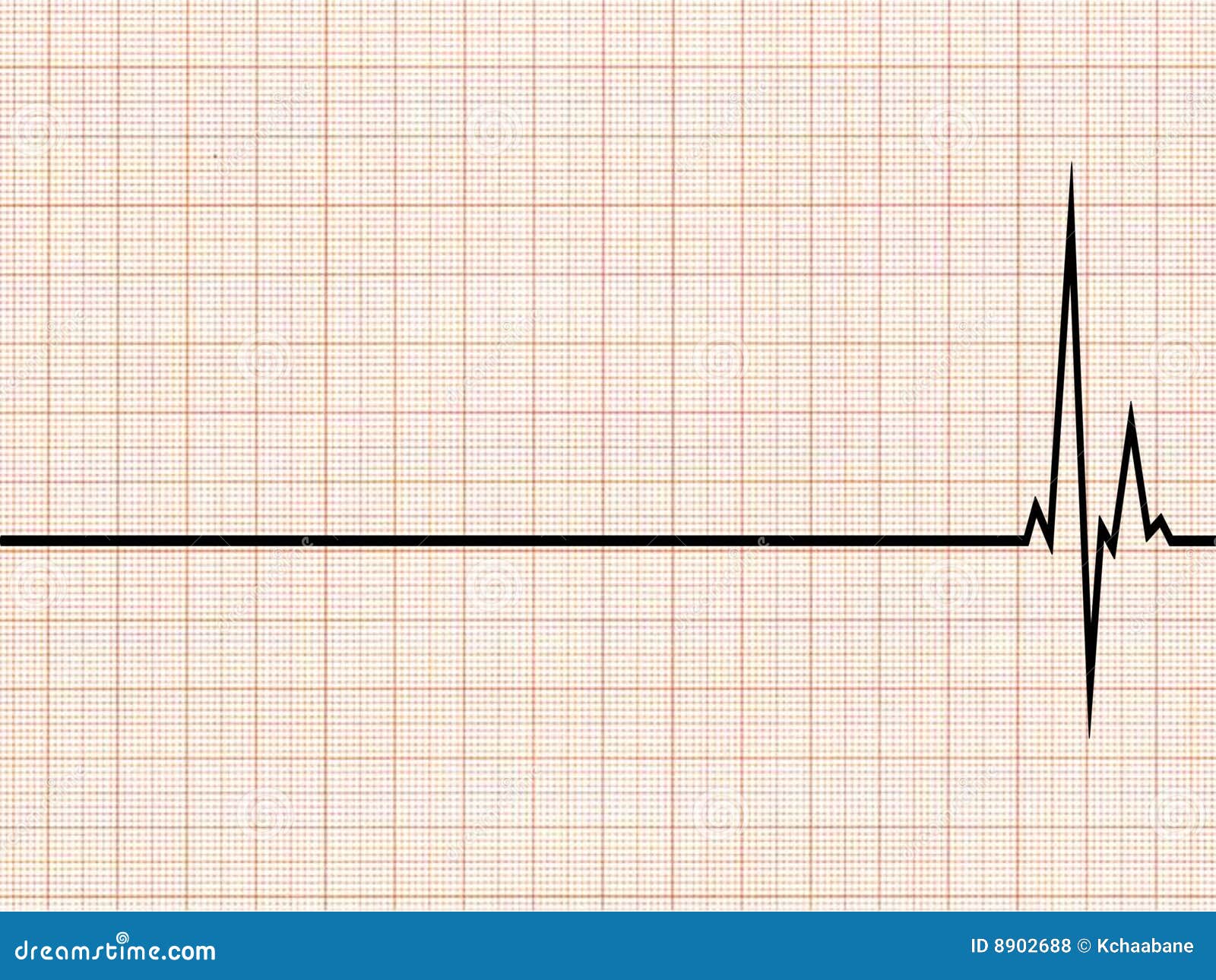 Cardiogram stock illustration. Illustration of life, danger - 8902688