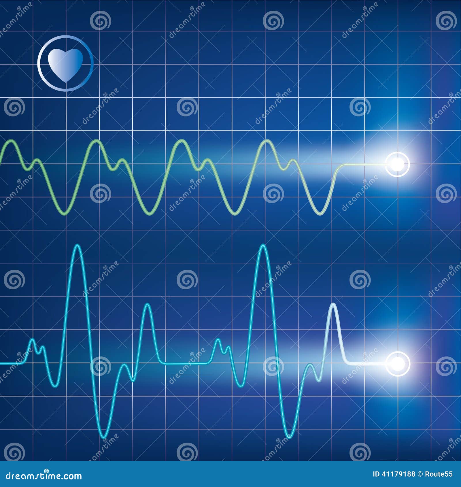 Cardiogram Stock Vector Illustration Of Clinic Healthy 41179188