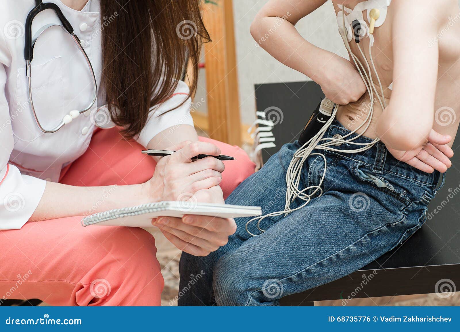 Cardiogram of Heart, Holter Stock Photo - Image of healthcare ...