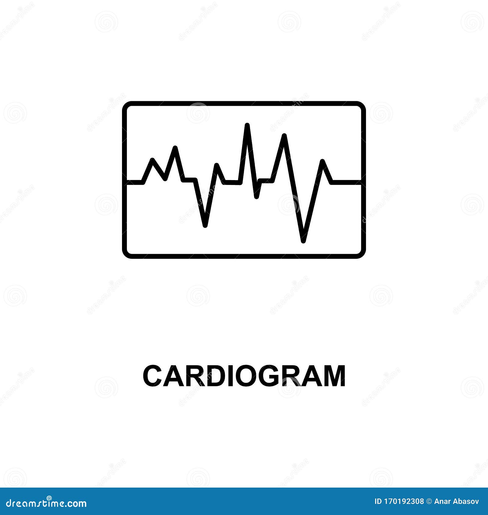Cardiogram Icon. Element of Simple Web Icon with Name for Mobile ...