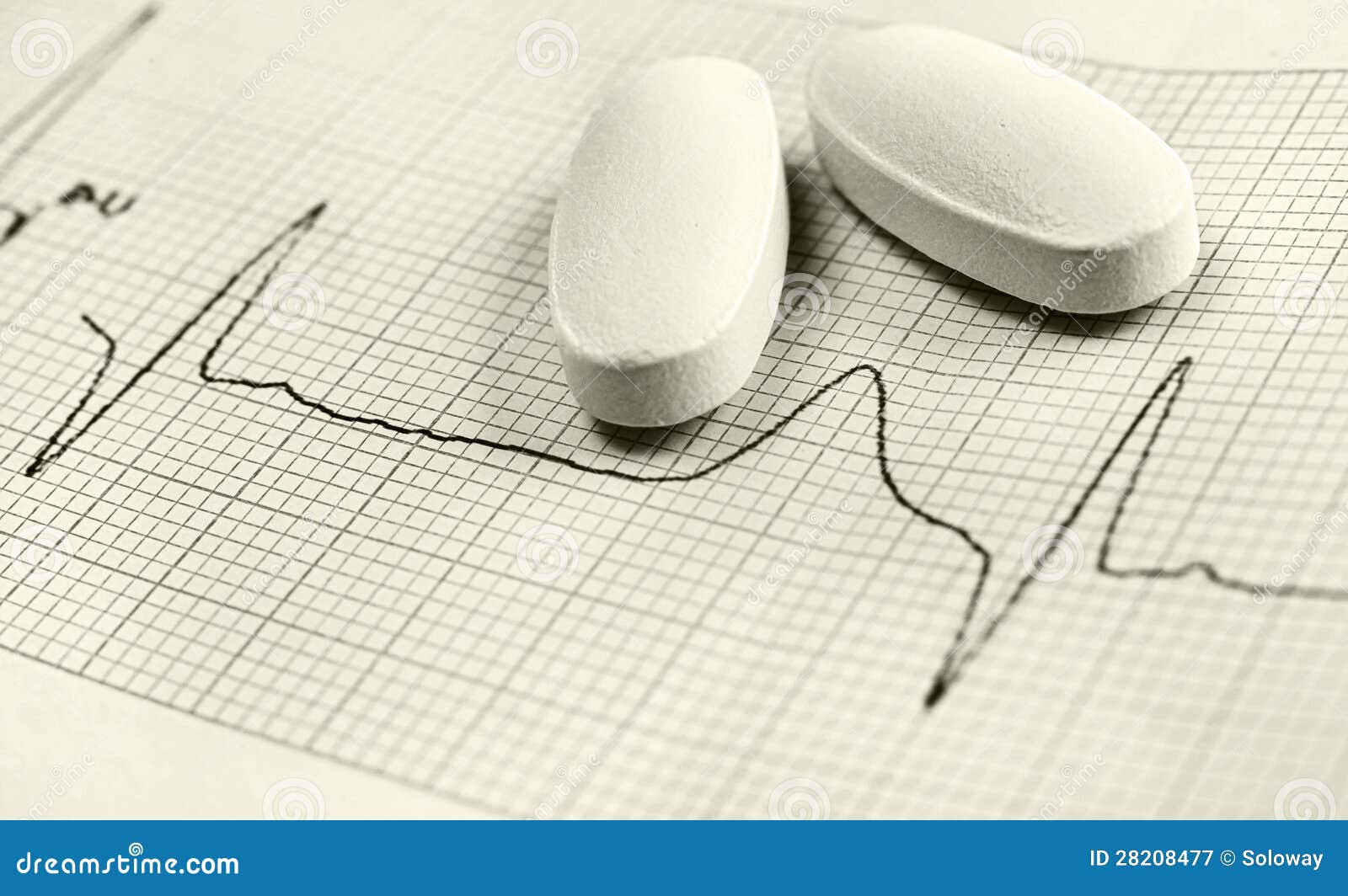 Cardiogram test stock image. Image of graphic, graph - 28208477