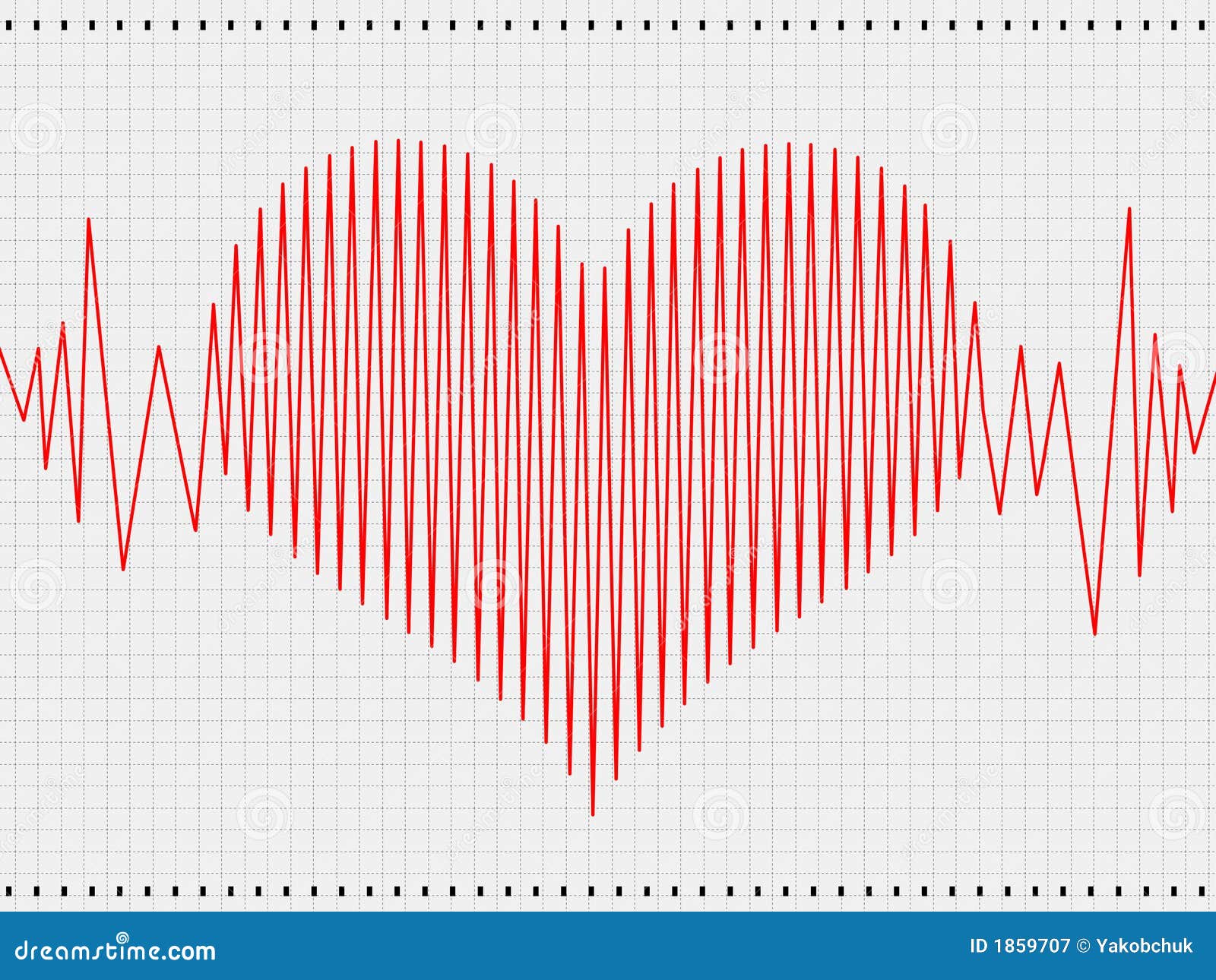 Cardiograma stock de ilustración. Ilustración de latido - 1859707