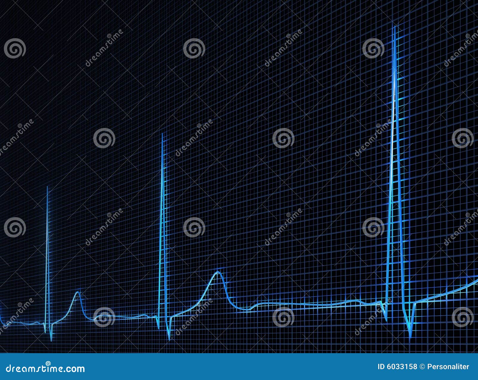 Cardiogramme illustration stock. Illustration du sain - 6033158