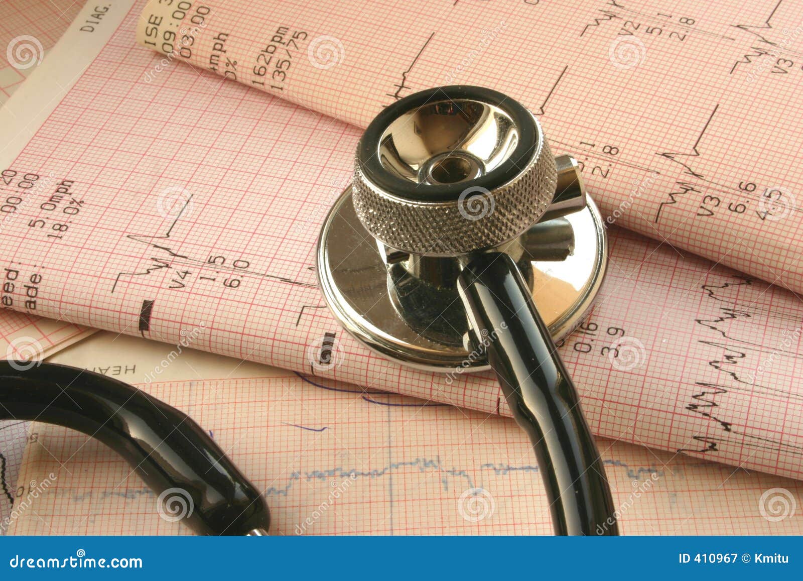 Cardiological Test Analysis #2 Stock Image - Image of analyse, checkup ...