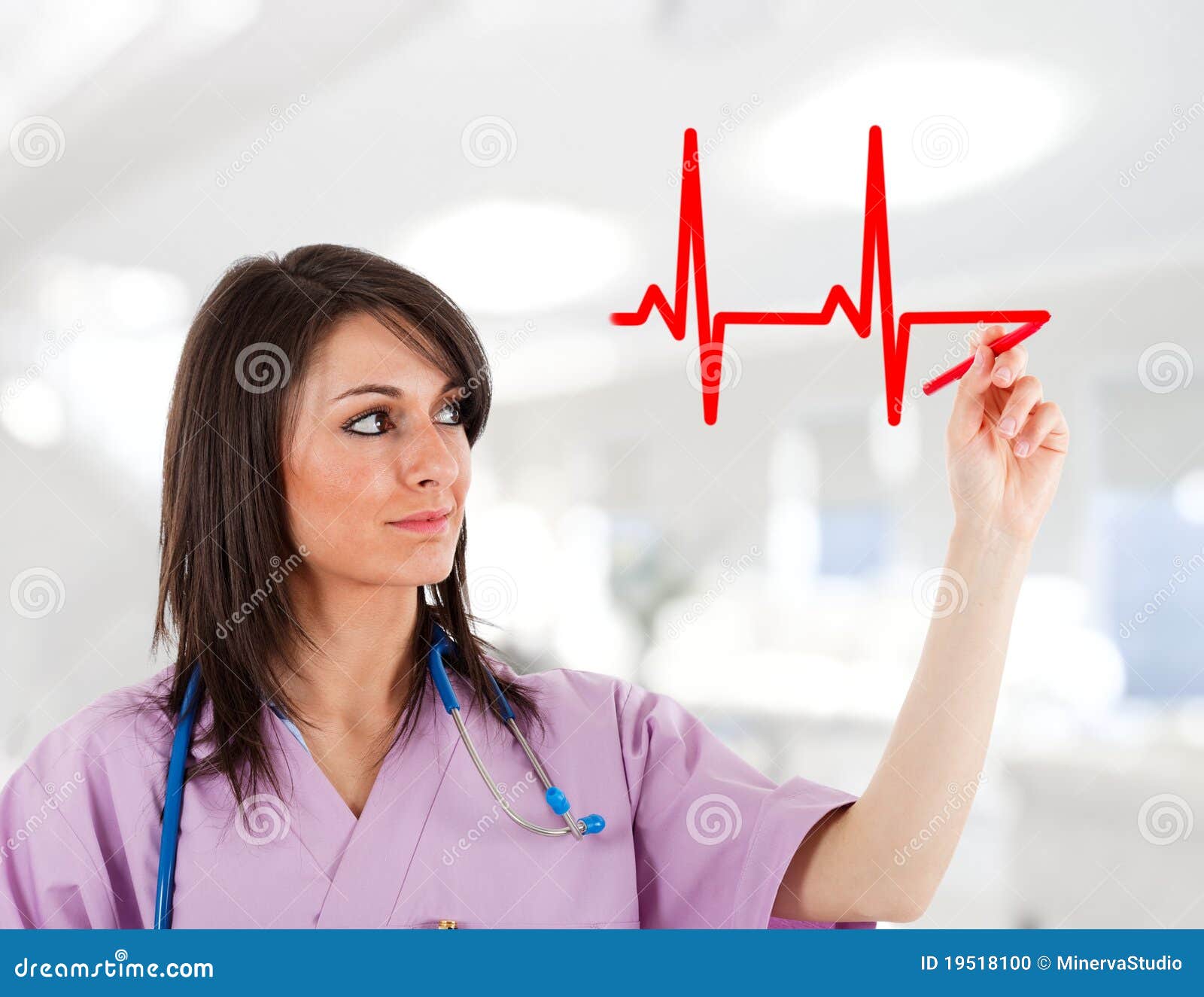 Cardiology stock photo. Image of professional, medical - 19518100