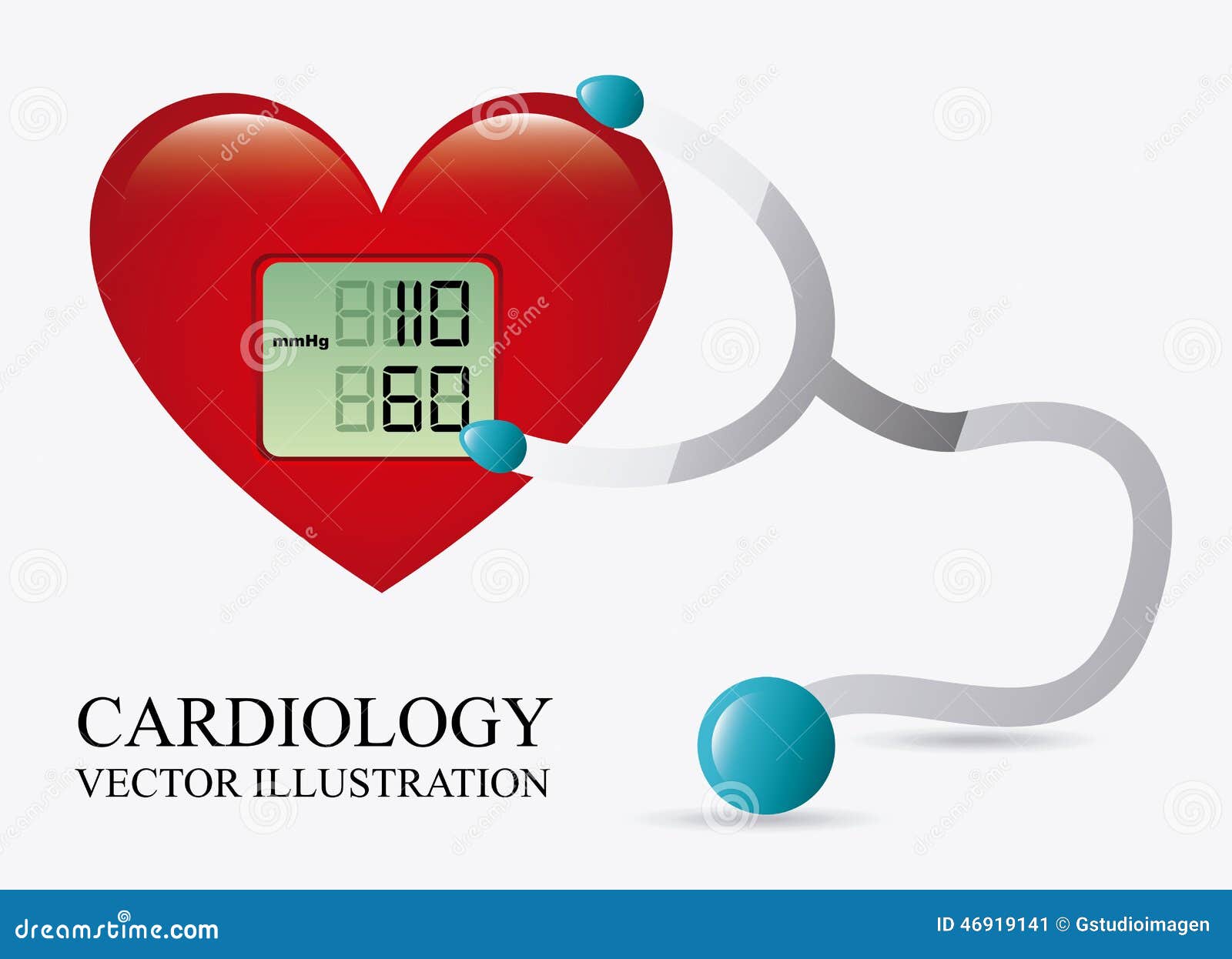 Cardiology design stock vector. Illustration of human - 46919141