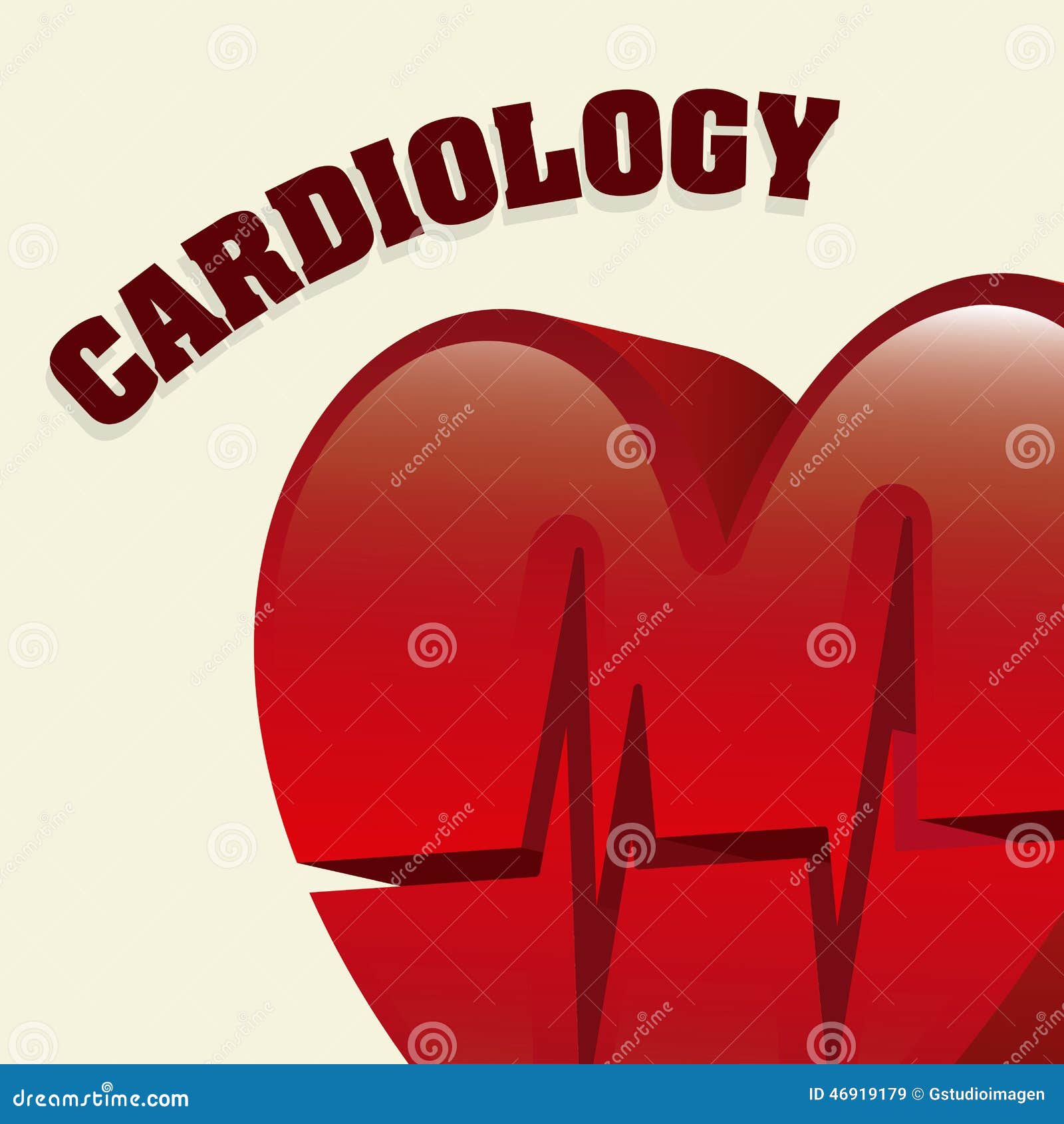 Cardiology design stock illustration. Illustration of vector - 46919179