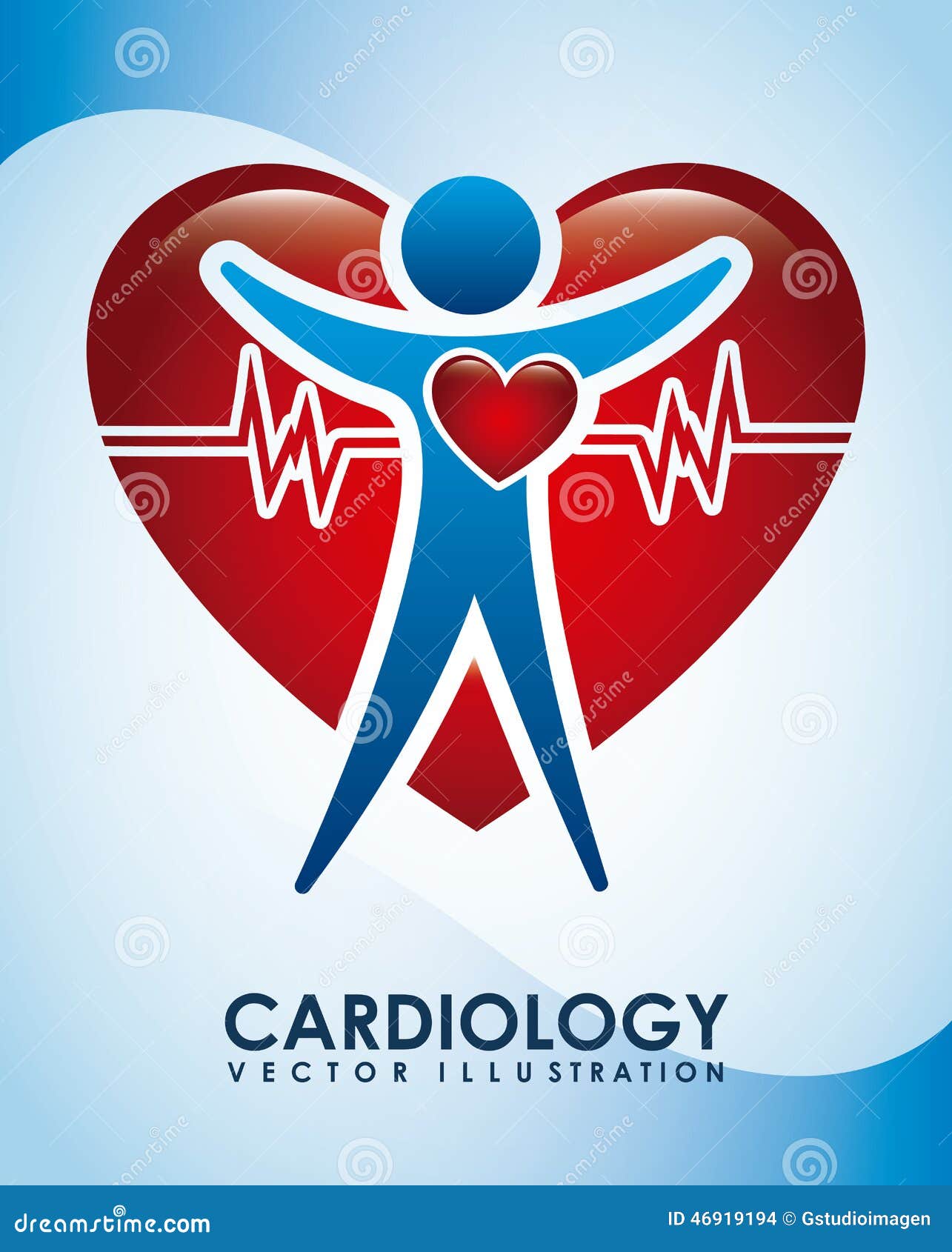 Cardiology design stock illustration. Illustration of cardiovascular ...