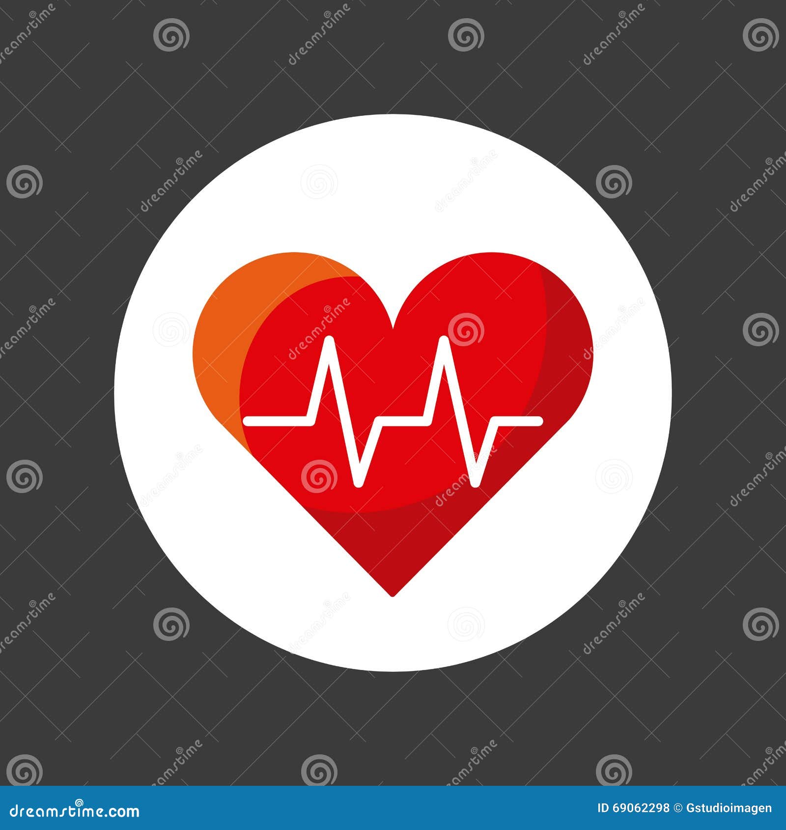 Cardiology icon design stock illustration. Illustration of heartbeat ...